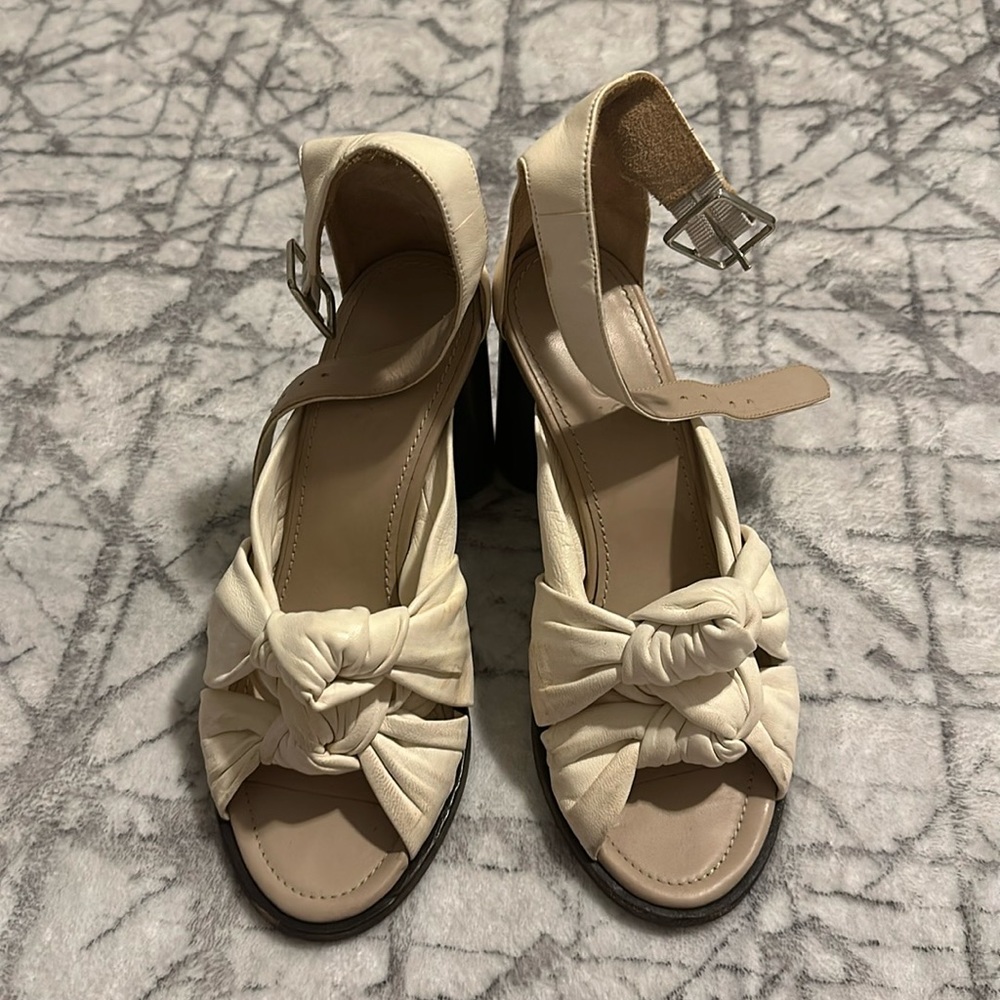 Cos All Leather High Heel Sandals - Gem